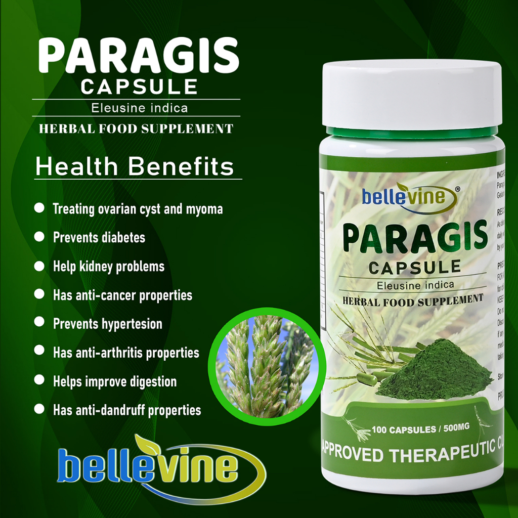 Bellevine Paragis Herbal Organic Capsules 100 pieces | Shopee Philippines