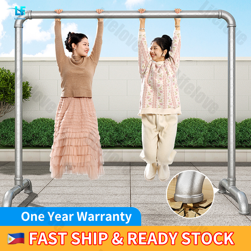 3M Clothes Rack Foldable Stainless Steel Hanger Rack Windproof Drying ...