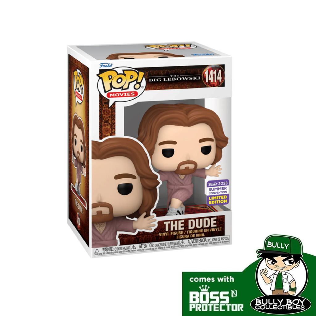 Funko POP! The Big Lebowski - The Dude (SCE) 1414 With Boss Protector ...