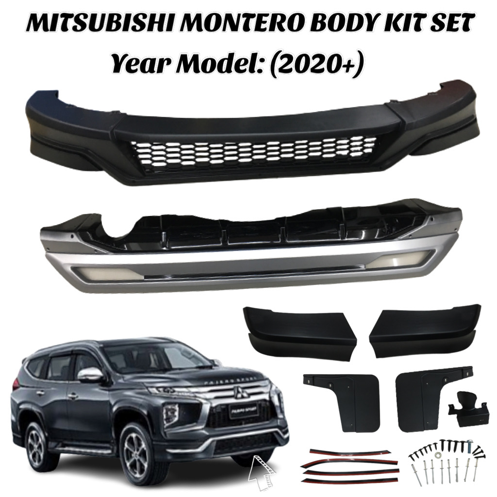 OC MITSUBISHI MONTERO 2020 2021 2022 2023+ FRONT AND REAR BUMPER NUDGE ...