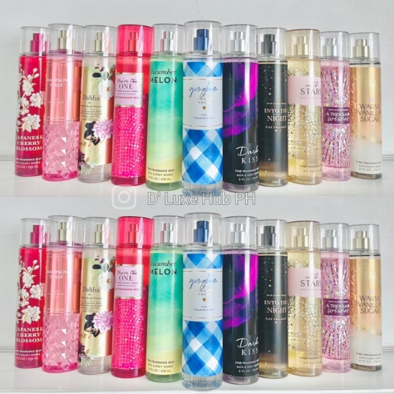 Bath&Body Works Classics 236ml mist - Dark Kiss, Cucumber Melon ...