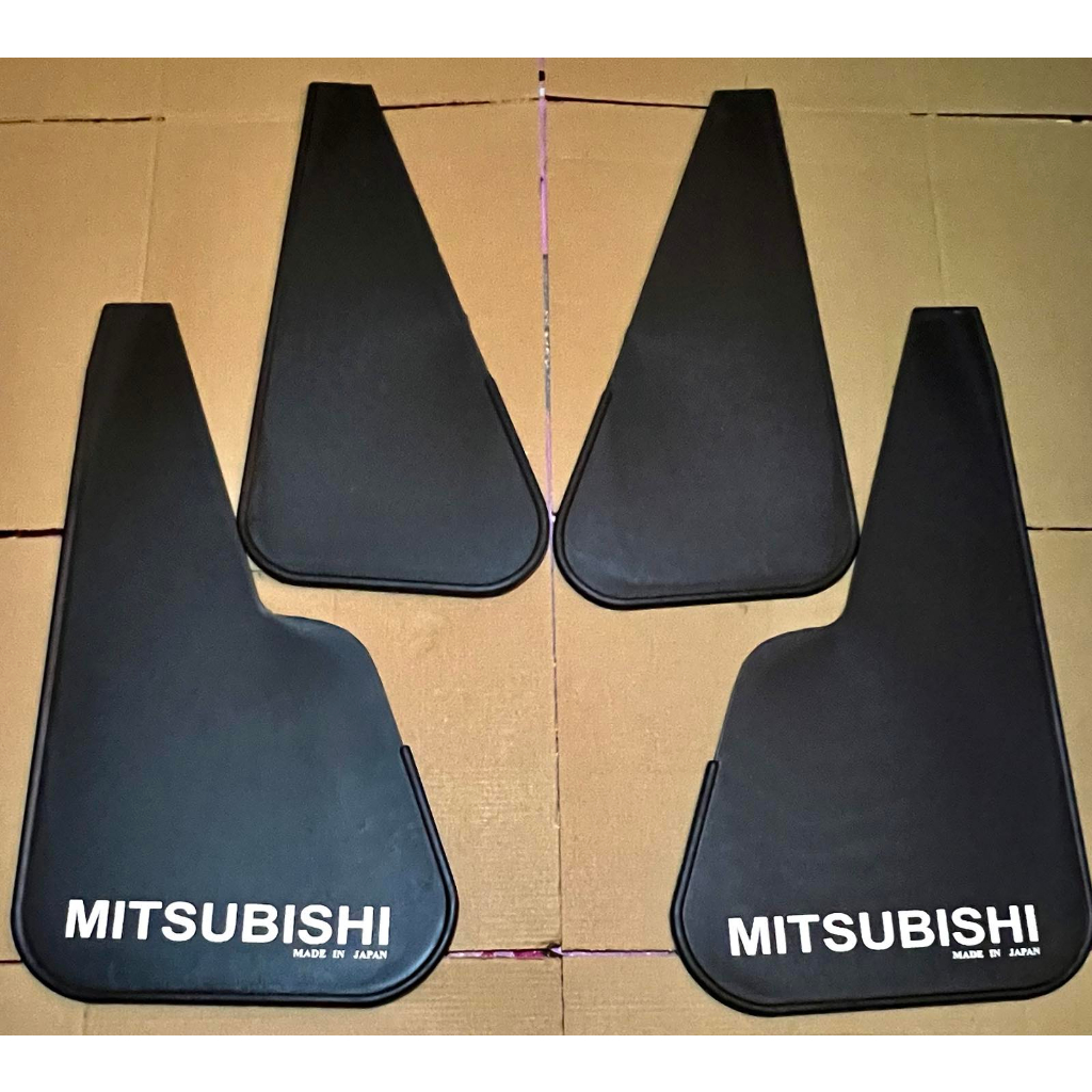 MITSUBISHI Splash Pad Logo Mud Guard 4pcs Mud Guards Universal | Shopee ...