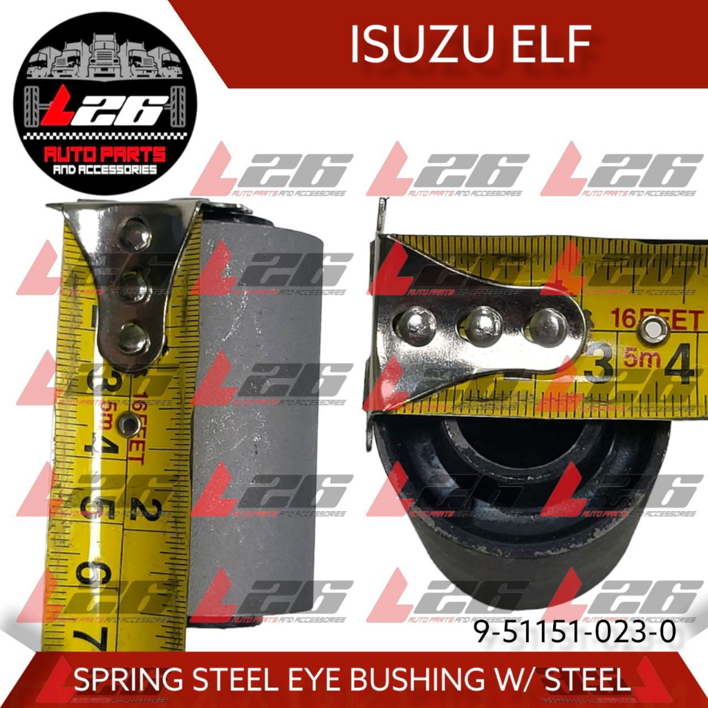 1PIECE Isuzu Elf SPRING STEEL EYE BUSHING WITH STEEL 9-51151-023-0 SB ...