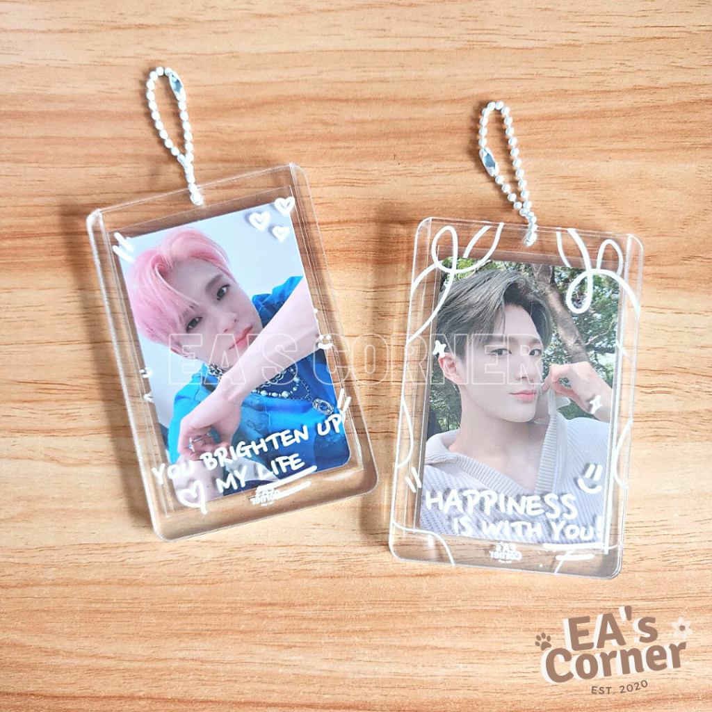 [EA's Originals] Clear Transparent Acrylic Photocard Holders Kpop ...