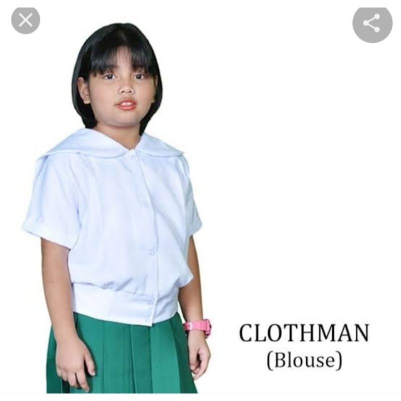 Clothman Blouse School Uniform | Shopee Philippines