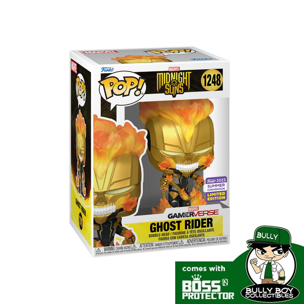 Funko Pop Marvel Midnight Suns - Ghost Rider (Sce) 1248 With Boss Protector | Shopee Philippines