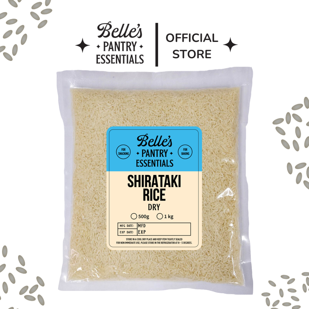 Belle's Dry Shirataki Rice (100g to 1kg) | Shopee Philippines