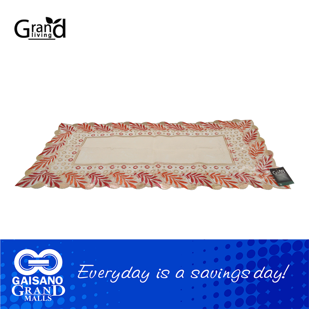 Rectangular PVC Center Table Mat, Placemat for Table 057 Gaisano Grand ...