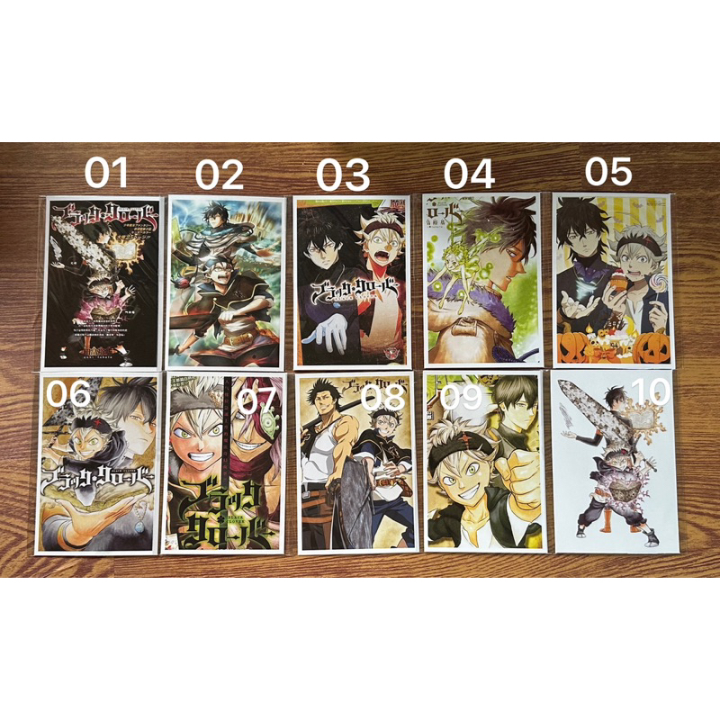 [Fanmade] Fanmade Block Clover Mini Postcards | Shopee Philippines