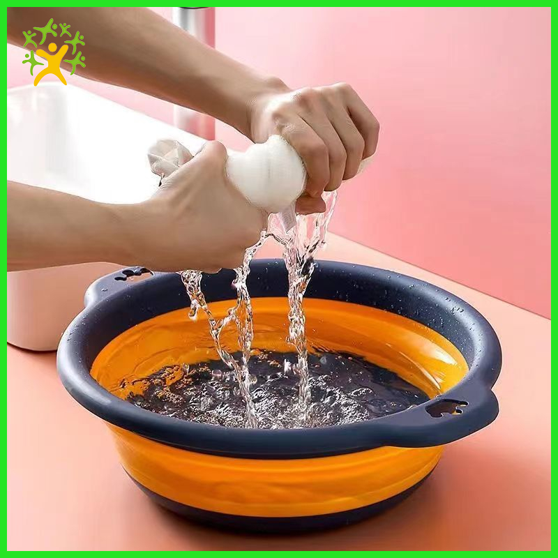 Foldable Basin/Portable and Space-saver Travel-friendly Household Basin ...