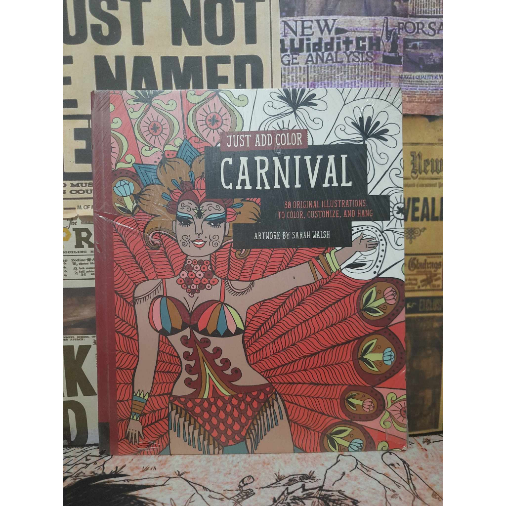 Just Add Color: Carnival: 30 Original Illustrations To Color, Customize ...