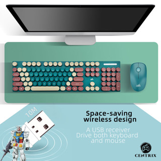 Centrix. Zeus Wireless Keyboard Mouse Set Gaming Keyboard Set Punk ...