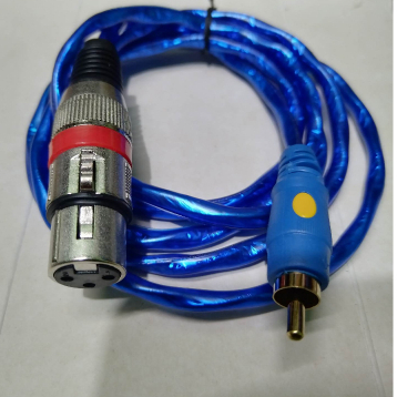 XLR 3 Pin Female Plug to RCA Male Audio Signal Patch Cable for Mixer ...