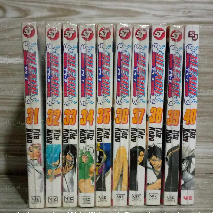 Bleach Vol 31-40 Manga by Tite Kubo, English, Viz Media, Shonen Jump ...