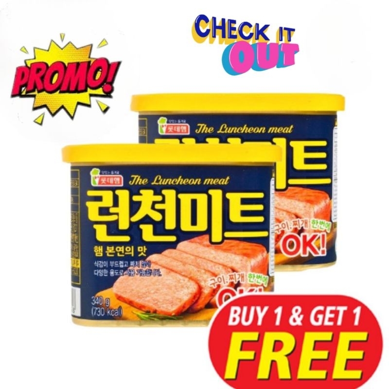 Lotte and Hansung korean Spam 340g. Authentic Korean Spam | Shopee Philippines
