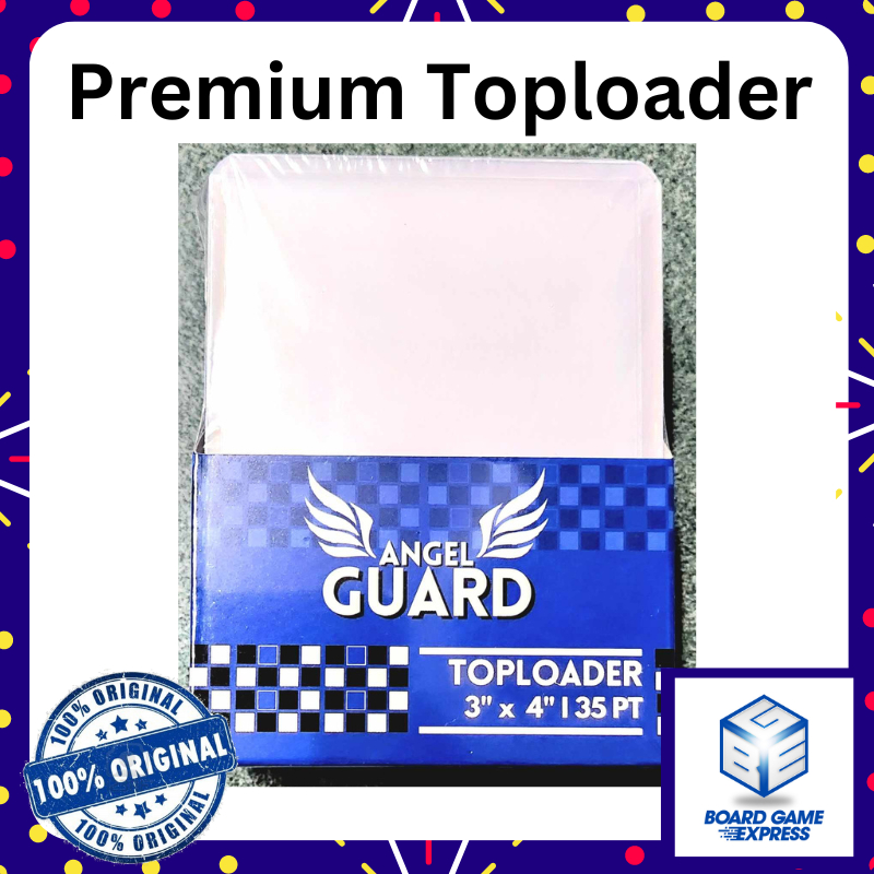 Angel Guard - Premium Toploader 3" x 4" 35pt - 25 pcs per pack - With ...