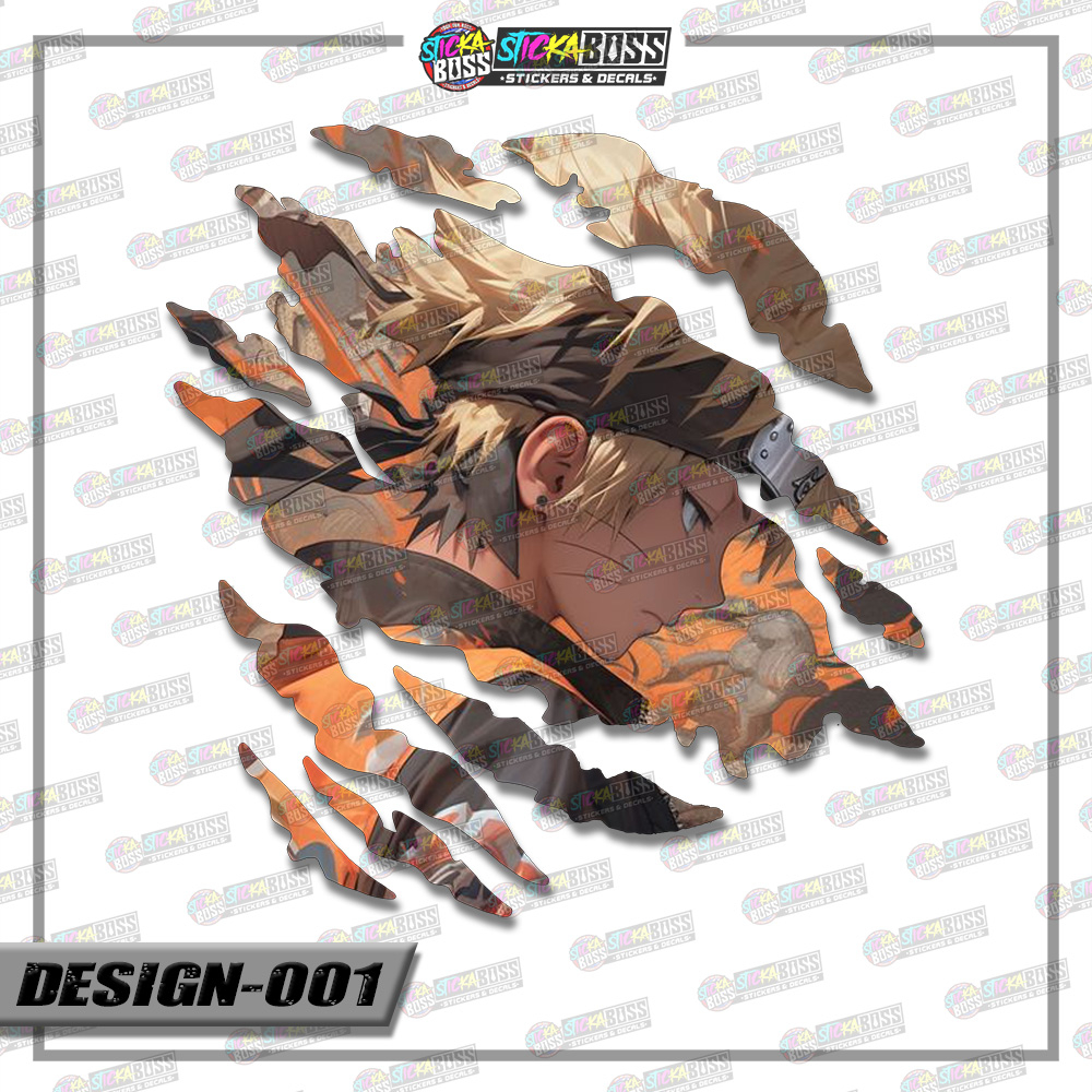 NARUTO PART 2 | ANIME SCRATCH STICKER【VINYL PRINTED】( LAMINATED ...