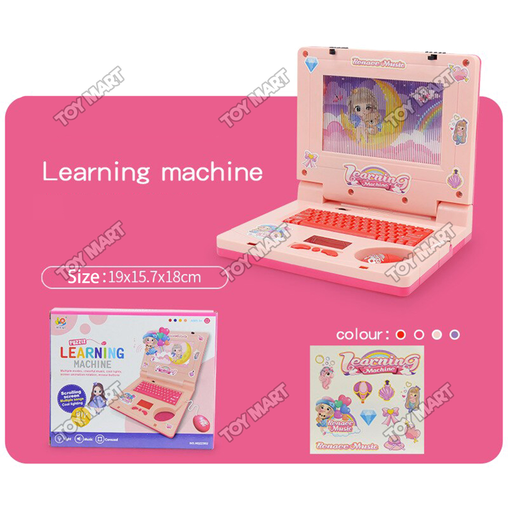 Musical Toy Laptop with Mouse For Kids Children's Music Learning ...