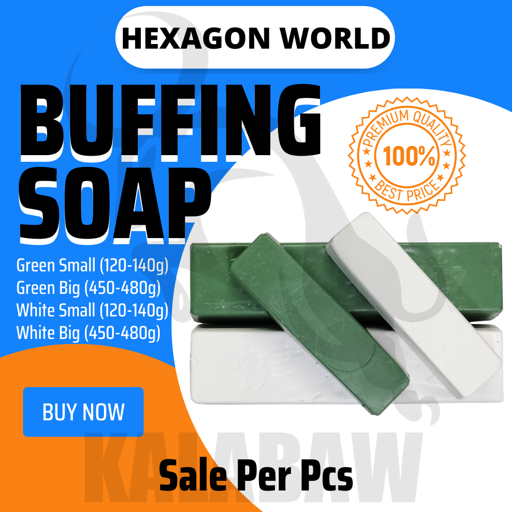 1pcs Buffing Soap Green or White Small (120g - 140g) Or Big (450g - 480g) | Shopee Philippines
