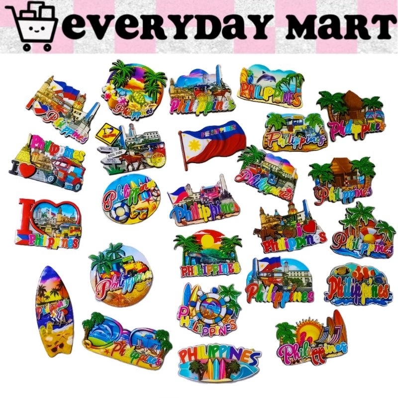 PHILIPPINES Wooden 2D Fridge REF Magnet Souvenirs and Collectibles w ...