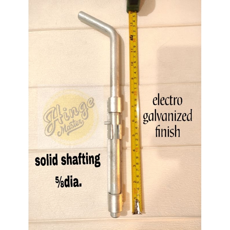 Foot Bolt, Gate lock (12") solid stainless #304 and solid CRS shafting ...
