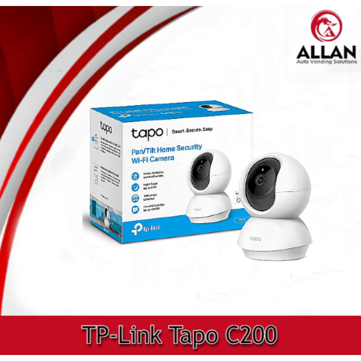 TP-LINK Tapo C200 360° 1080P Pan/Tilt Home Security WiFi Camera CCTV ...