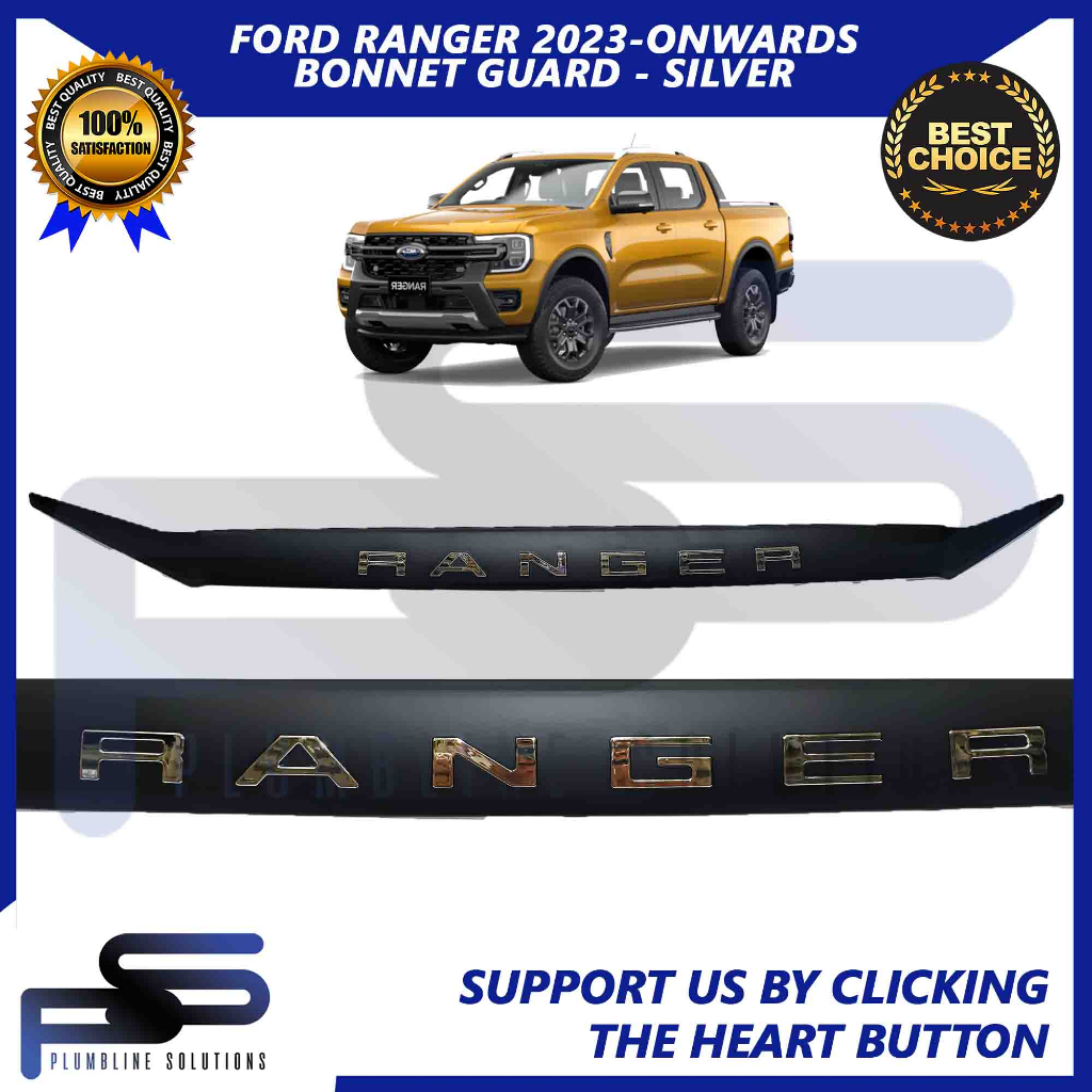 Car Bonnet Guard for Ranger 2012 - 2022 T6 T7 T8 Wildtrak Raptor 2023 ...