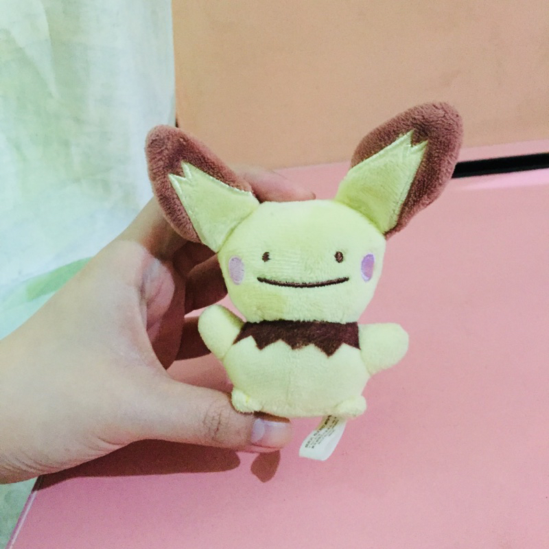 Pokemon Ditto Pichu mini plush with flaw | Shopee Philippines
