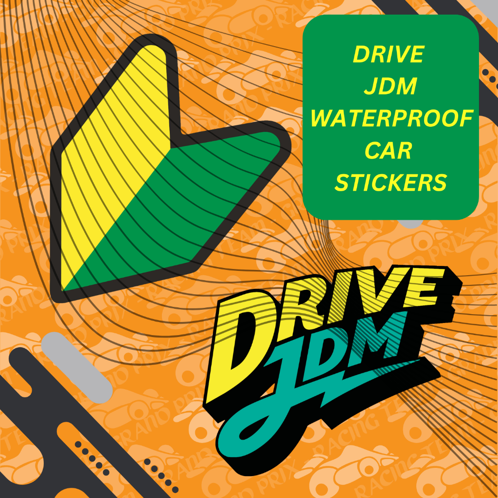DRIVE JDM Waterproof Stickers [PAIR] | Shopee Philippines