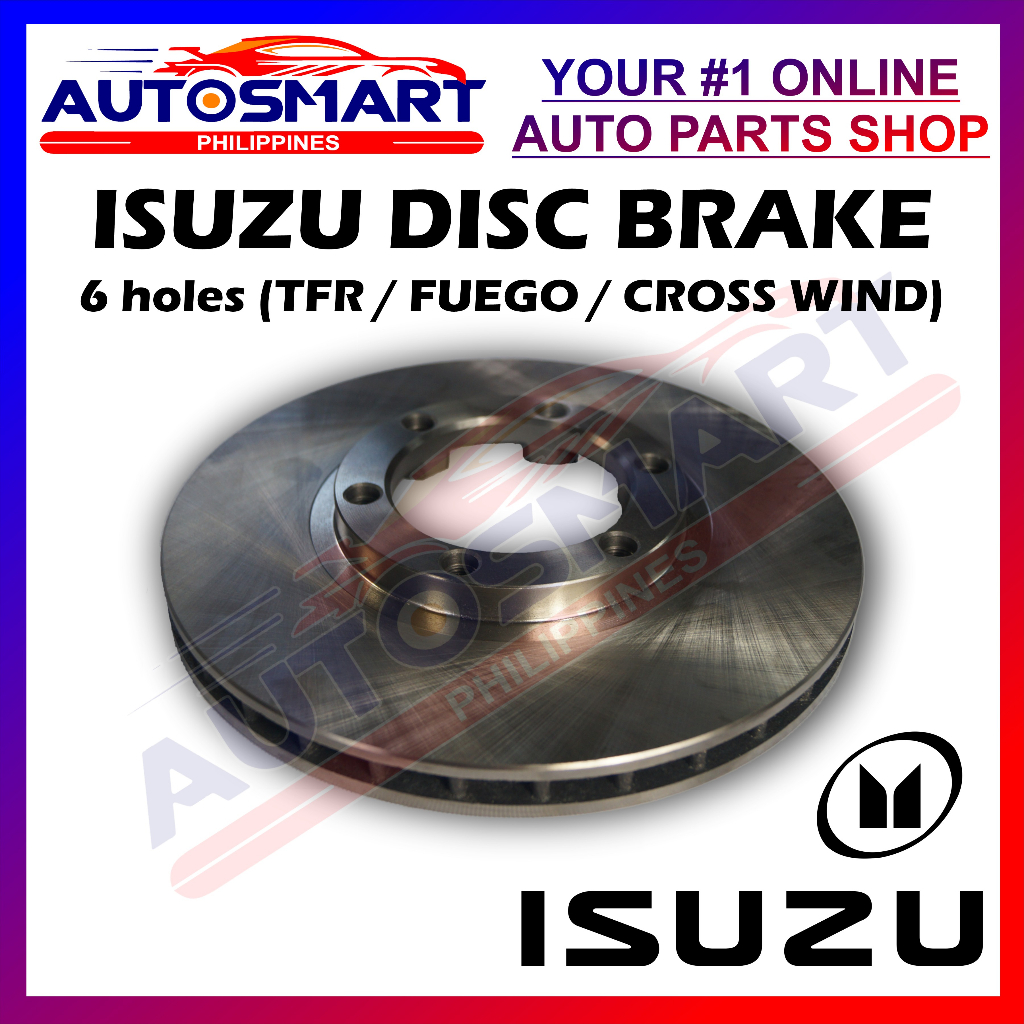 isuzu TFR FUEGO CROSSWIND Disc Brake Rotor (6 holes) 8-94172376-1 ...