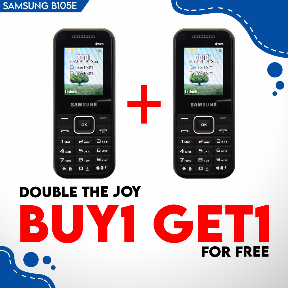 BUY 1 TAKE 1 B105E Dual Sim Basic Phone Keypad Phone 800mAh | Shopee ...