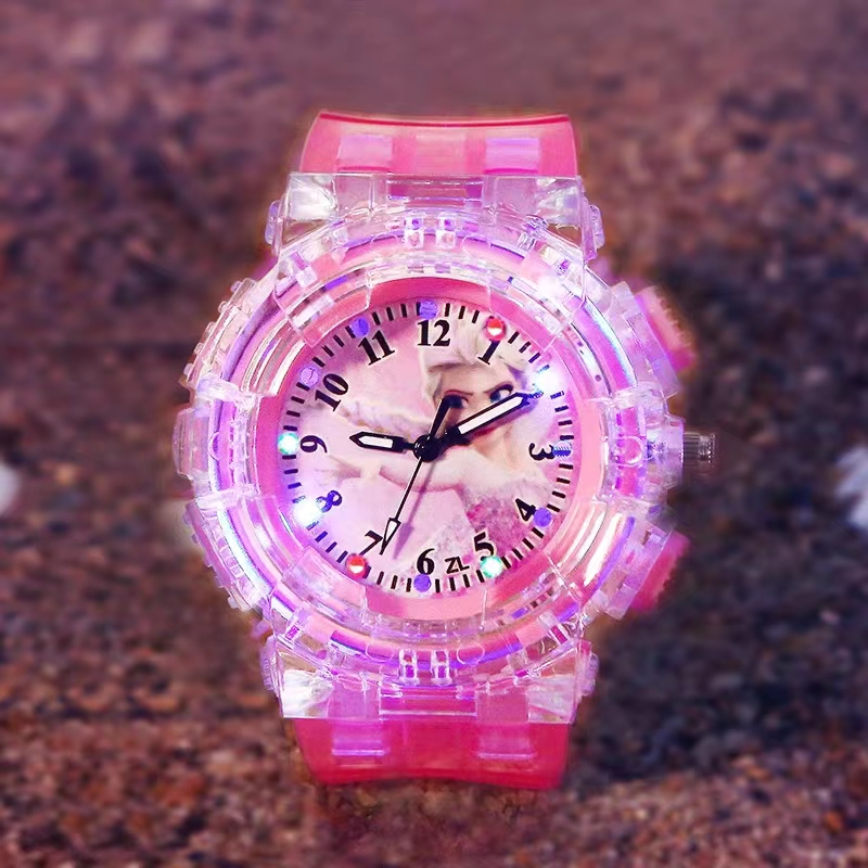 (COD) Frozen Elsa Anna Princess Pattern Kids LED Light Kids Digital ...