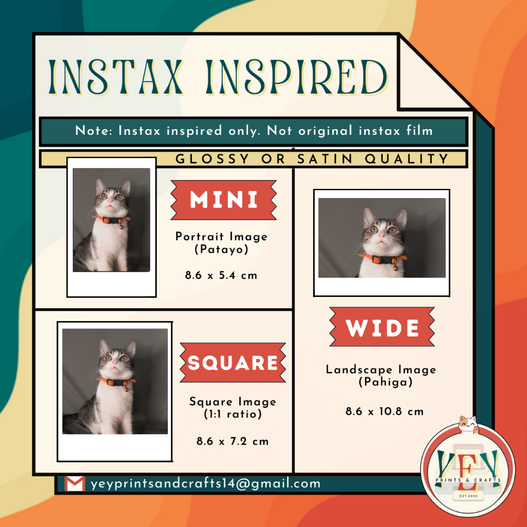 INSTAX INSPIRED PHOTO: MINI | SQUARE | WIDE | Shopee Philippines