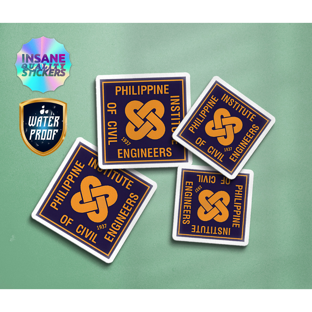 IQS 0022 PICE logo Sticker Reflectorized Waterproof for CAR | Shopee ...