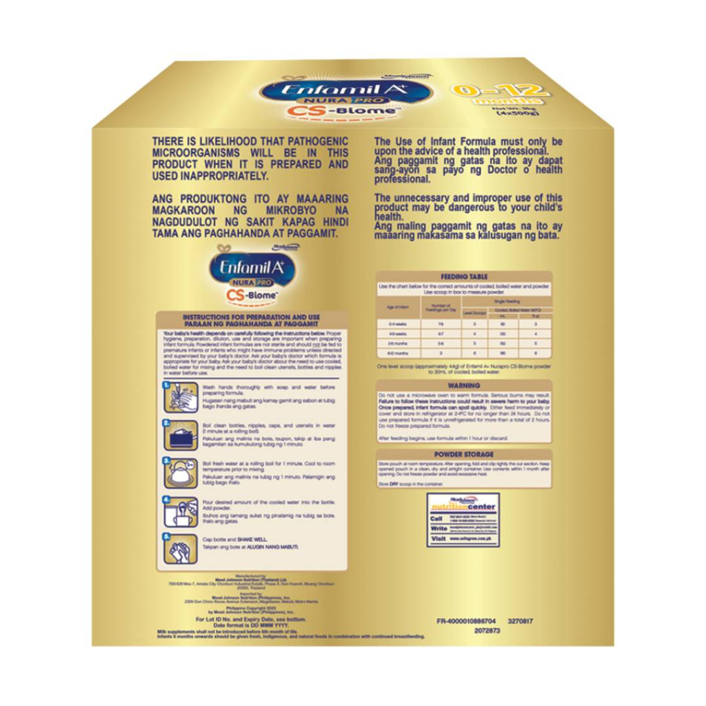 Enfamil A+ CS Biome Infant Formula Milk for 0-12 Months Caesarean / C ...