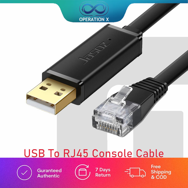 USB to RJ45 Console Debugging Cable Serial Adapter Converter USB 8P8C ...