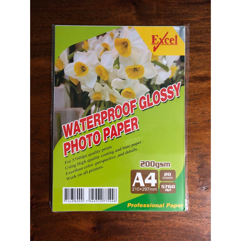 Glossy Photo Paper 200gsm A4 210 x 297mm (1 set) | Shopee Philippines