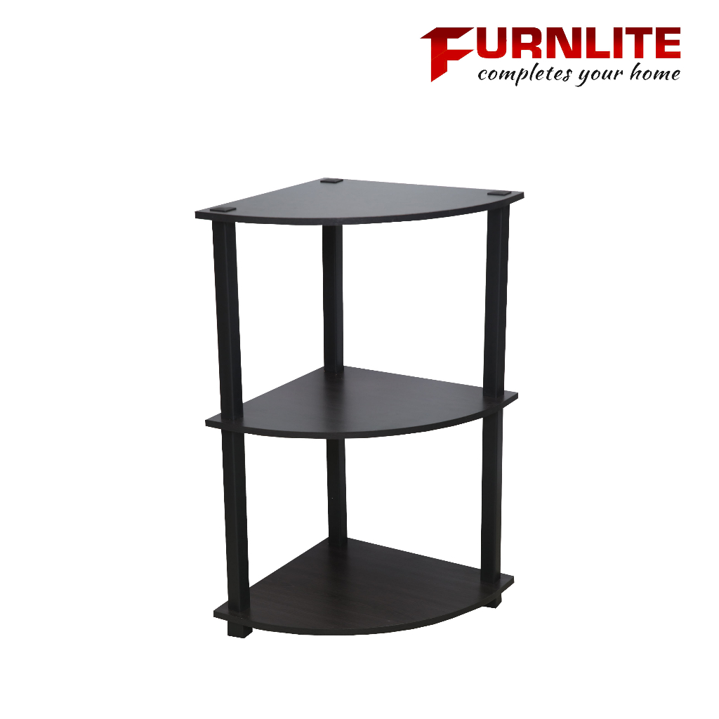 Furnlite 3 Tier Corner Shelf SP076 | Shopee Philippines