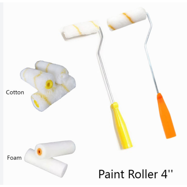Baby roller brush 4" with handle or with out handle reffer only Cotton ...