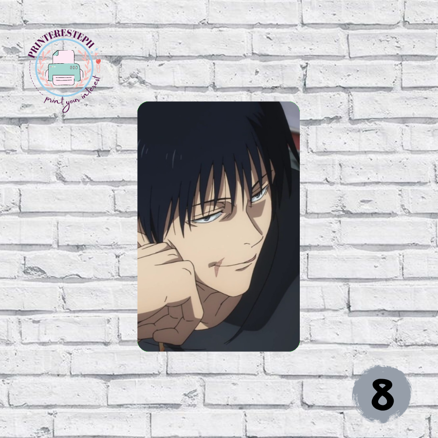 TOJI FUSHIGURO Photocards | Jujutsu Kaisen Season 2 | Shopee Philippines