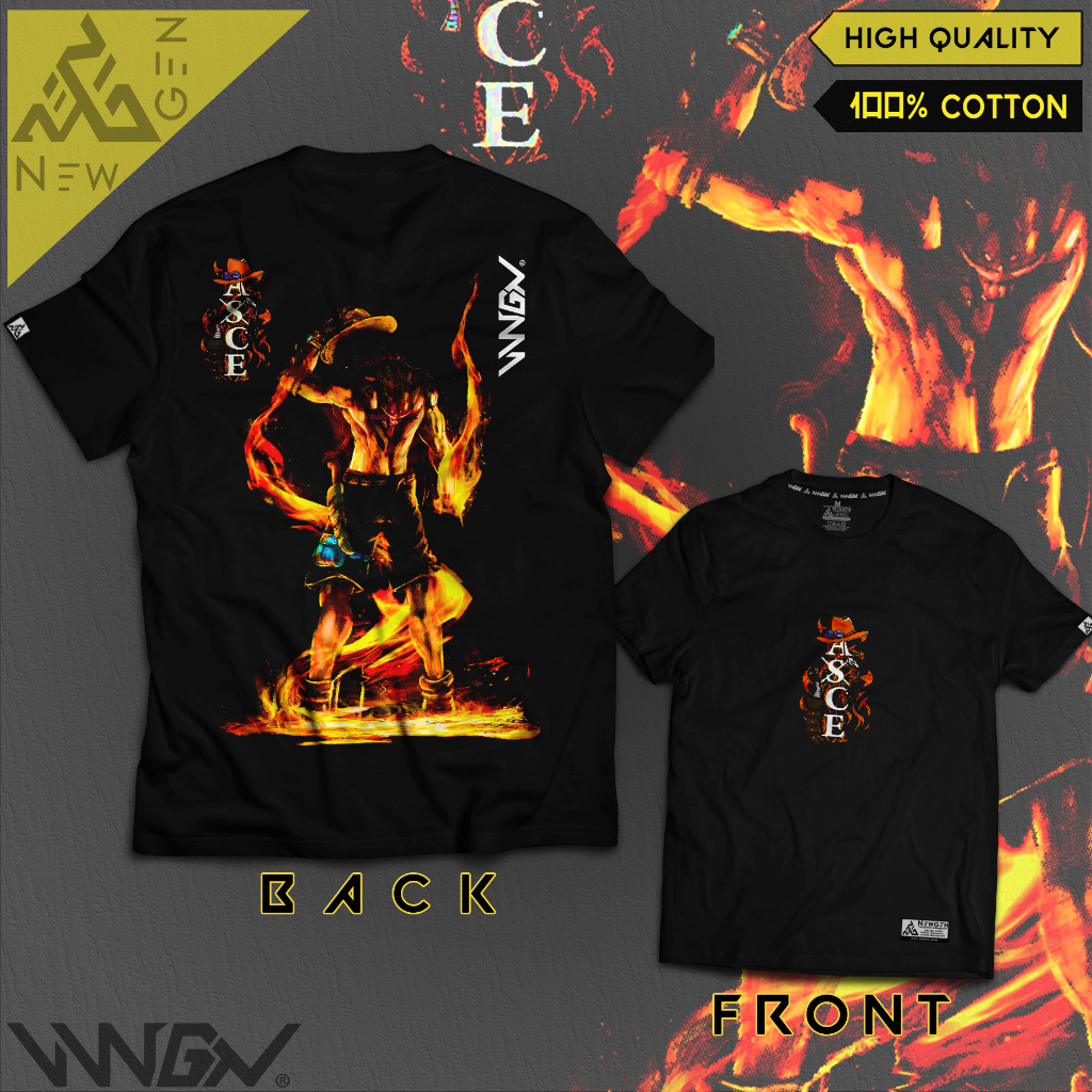 Fire Fist Ace Premium | One Piece OXGN | NEWGEN® Clothing | DBTK | Pro ...