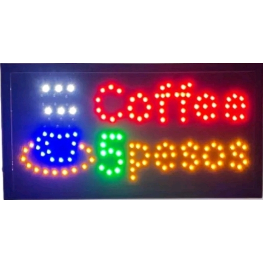 LED DISPLAY BOARD SIGNAGE LED LIGHT ENERGY SAVING LIGHT BILLBOARD-COFFE ...