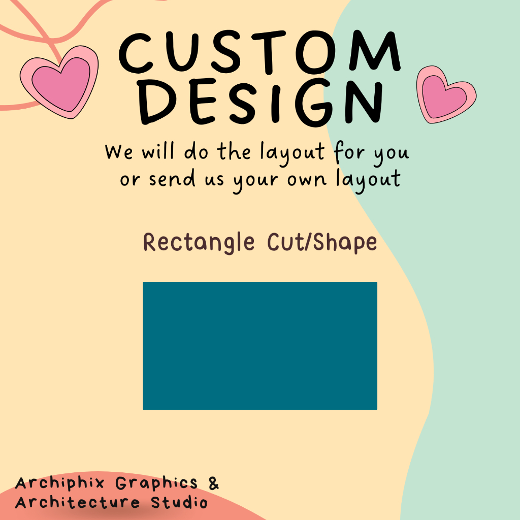 Customized Sticker FREE Layout Design Premium Quality Paper Multiple ...