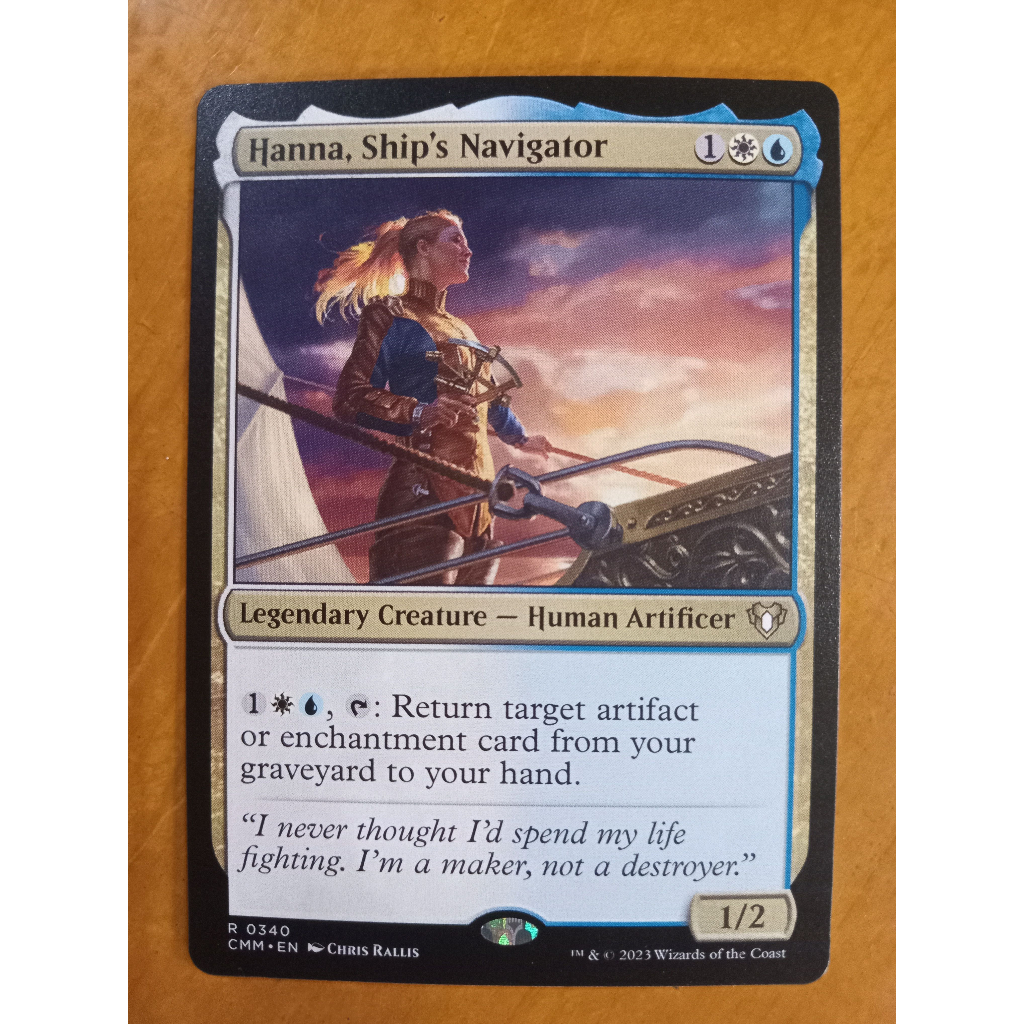 MTG Hanna, Ship's Navigator Rare Commander Masters Magic: the Gathering ...