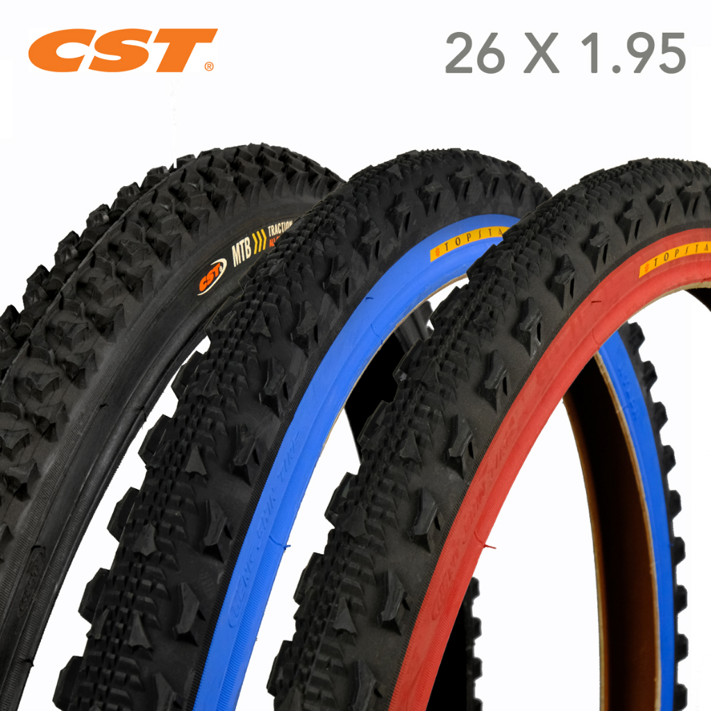CST 26 X 1.95 C1309 C1040N Colored Wall Blue Red Black Bicycle Mountain ...
