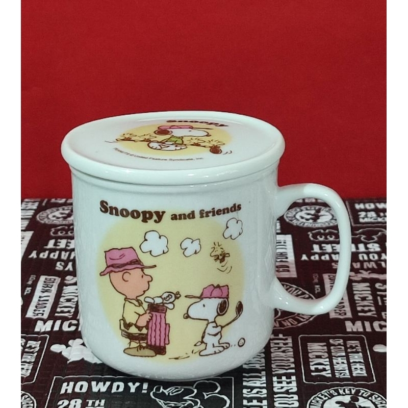 Snoopy and Friends Mug with Lid PEANUTS | Shopee Philippines