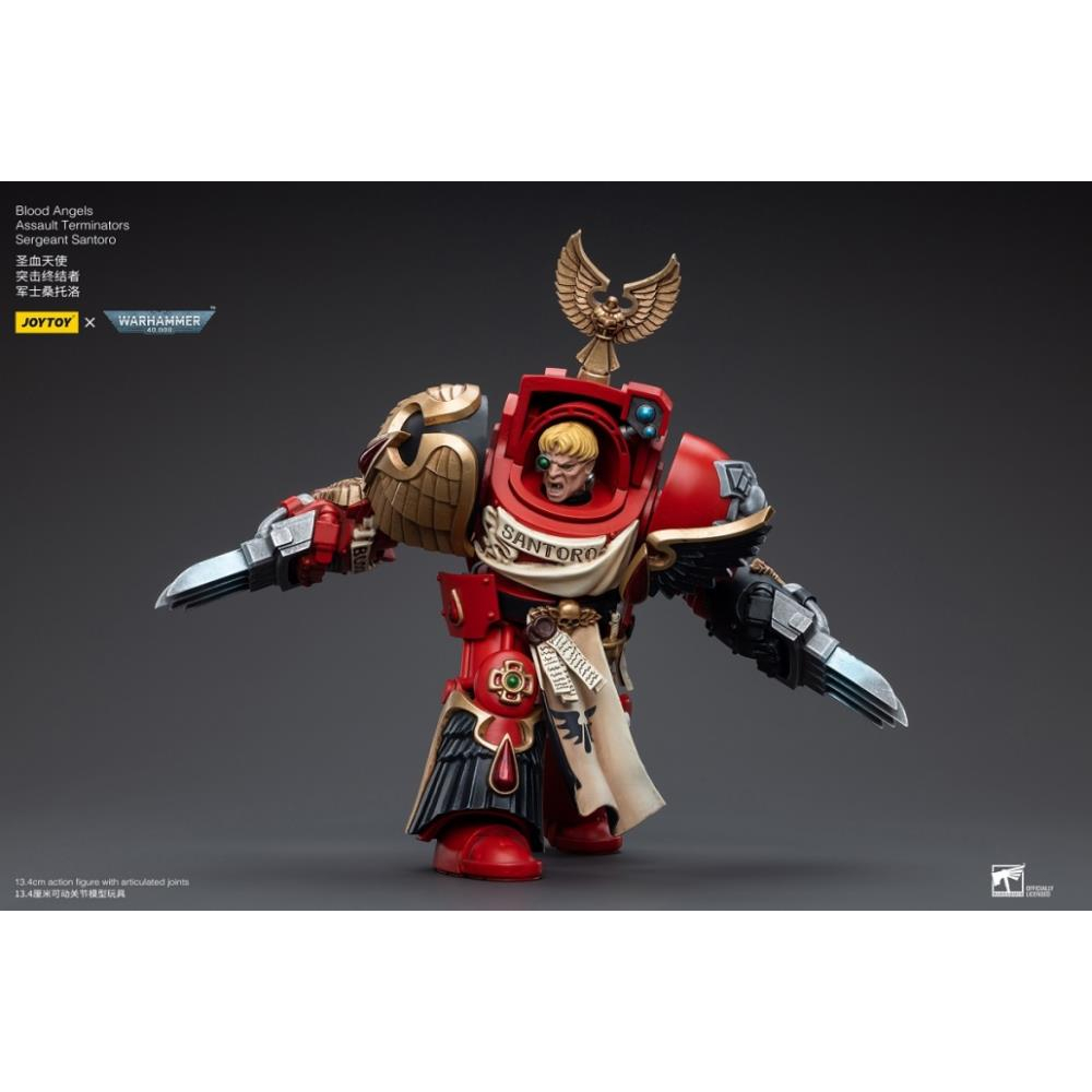 Joytoy Warhammer 40K Blood Angels Assault Terminators Sergeant Santoro ...