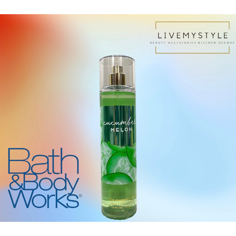 Bath & Body Works Cucumber Melon Fragrance Mist 236 ml | Shopee Philippines