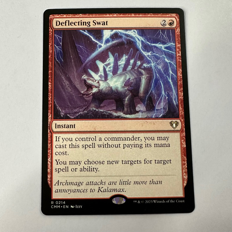 DEFLECTING SWAT | CMM COMMANDER MASTERS | RED | MTG MAGIC THE GATHERING ...