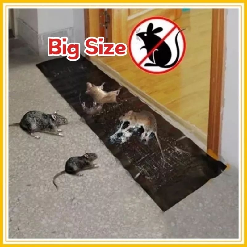 Big Size Mouse Board Sticky Mice Glue Trap High Effective Rodent Rat ...